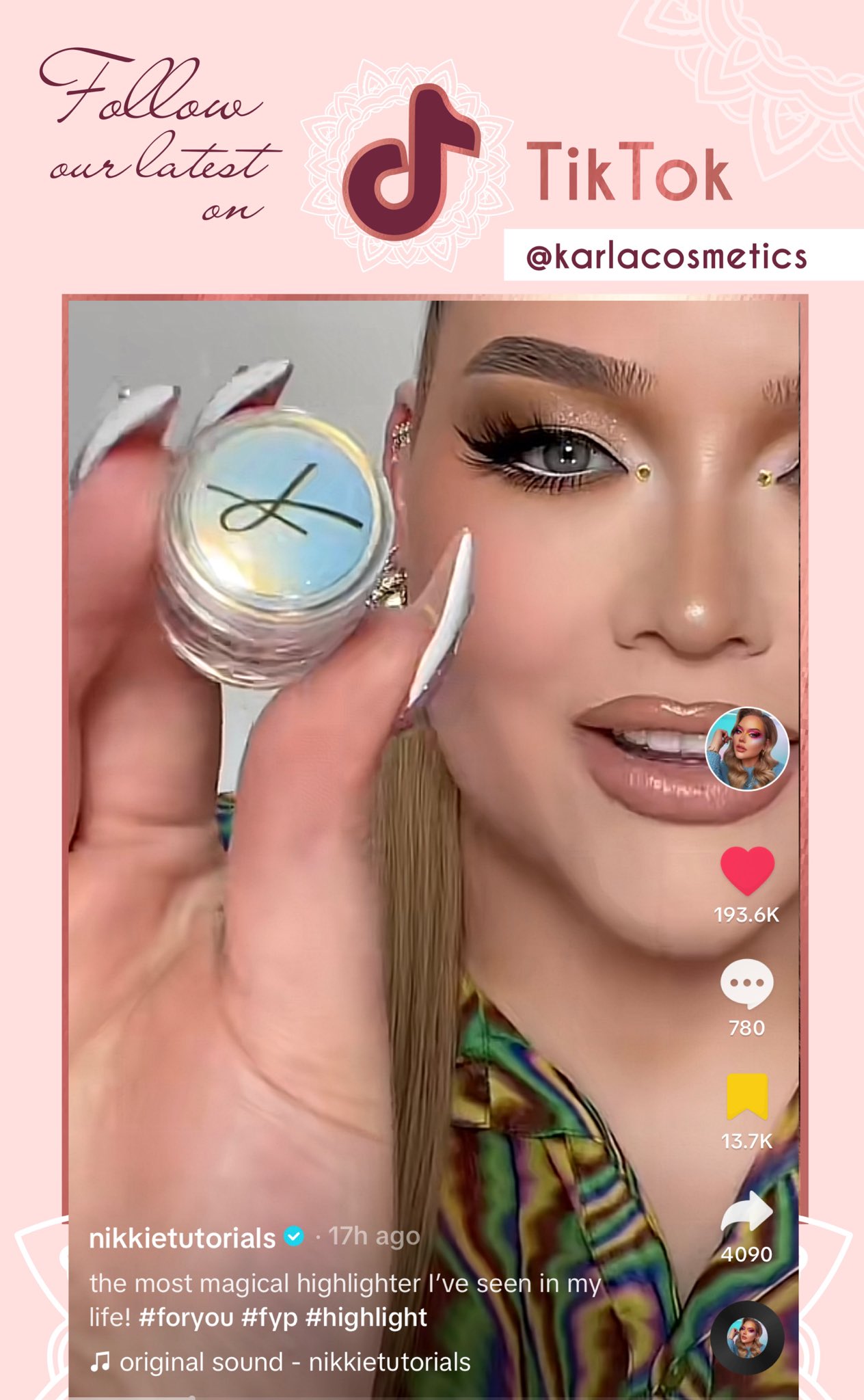 Karla Cosmetics on Twitter: "🌠💫 🪄”The most magical highlighter I’ve seen in my life ...