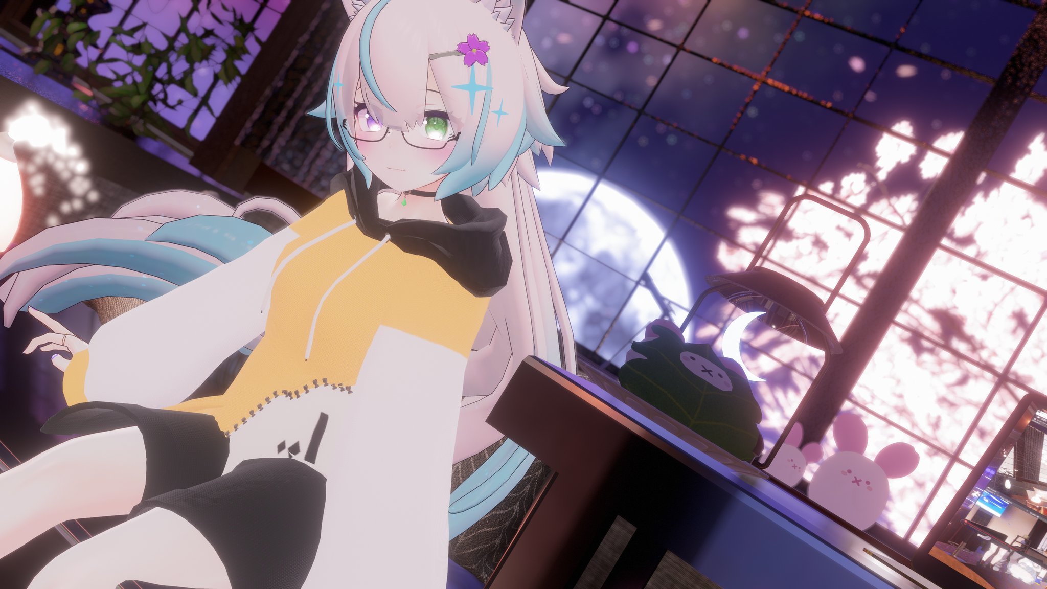 ひまやー VRC on Twitter: "おひるあのん！ World：Charlotte's SAKURA tiny cottage by Charlotte（シャル） #VRChat ...