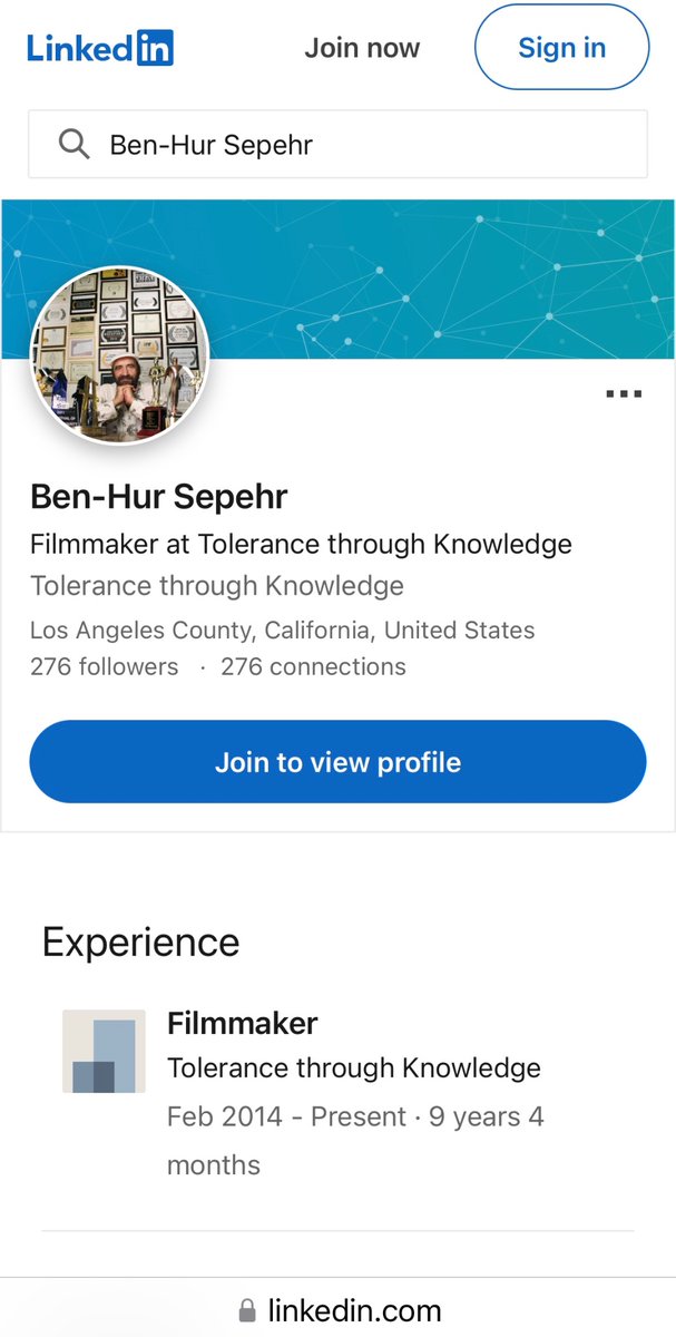 Robert Sepehr’s father, Ben-Hur Sepehr, was a Jewish director who made an award-winning film ...