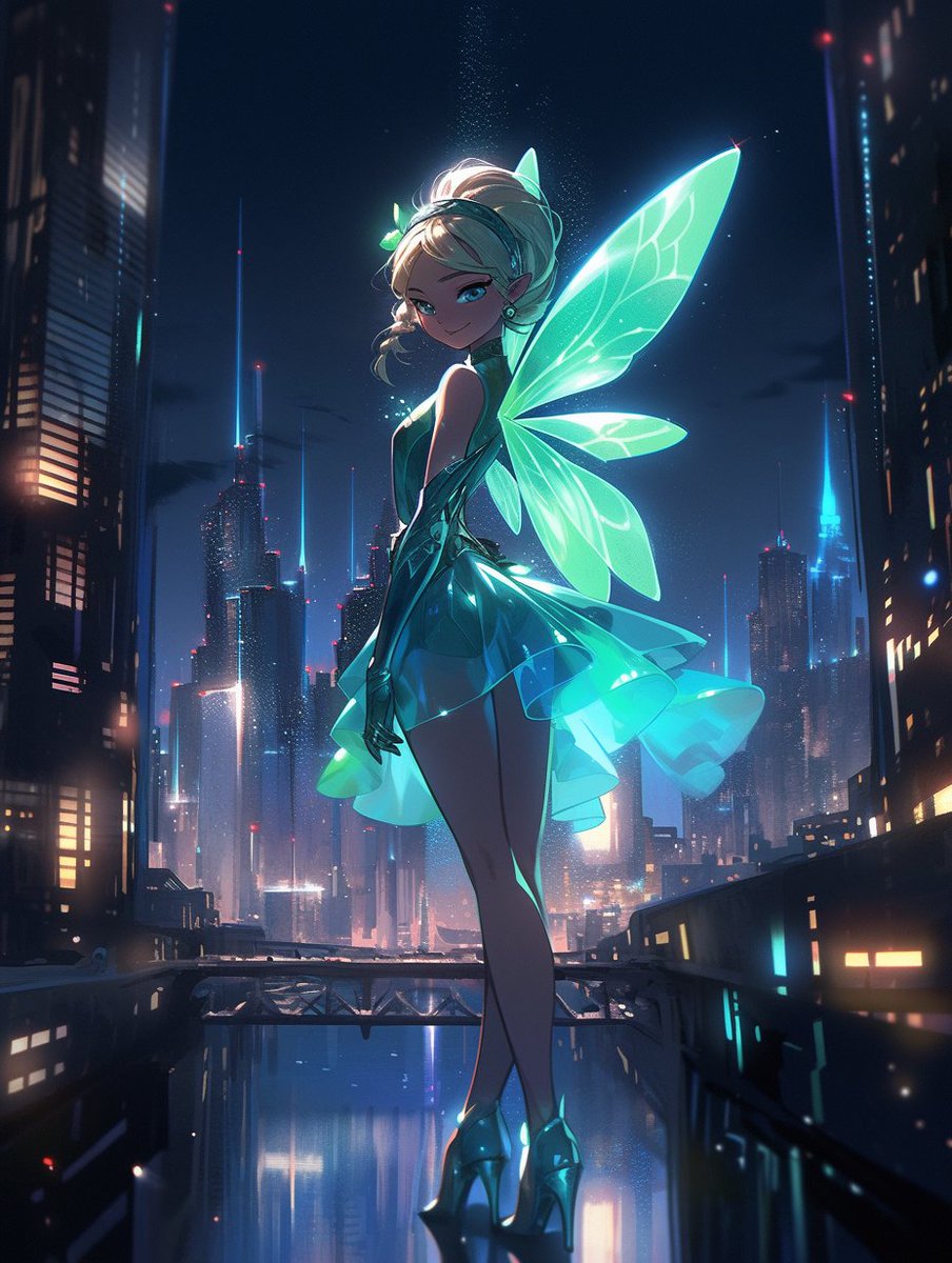 Papi Senpai on Twitter: "Tinker Bell #tinkerbell #digitalpainting #aiart #aiartworks #midjourney ...