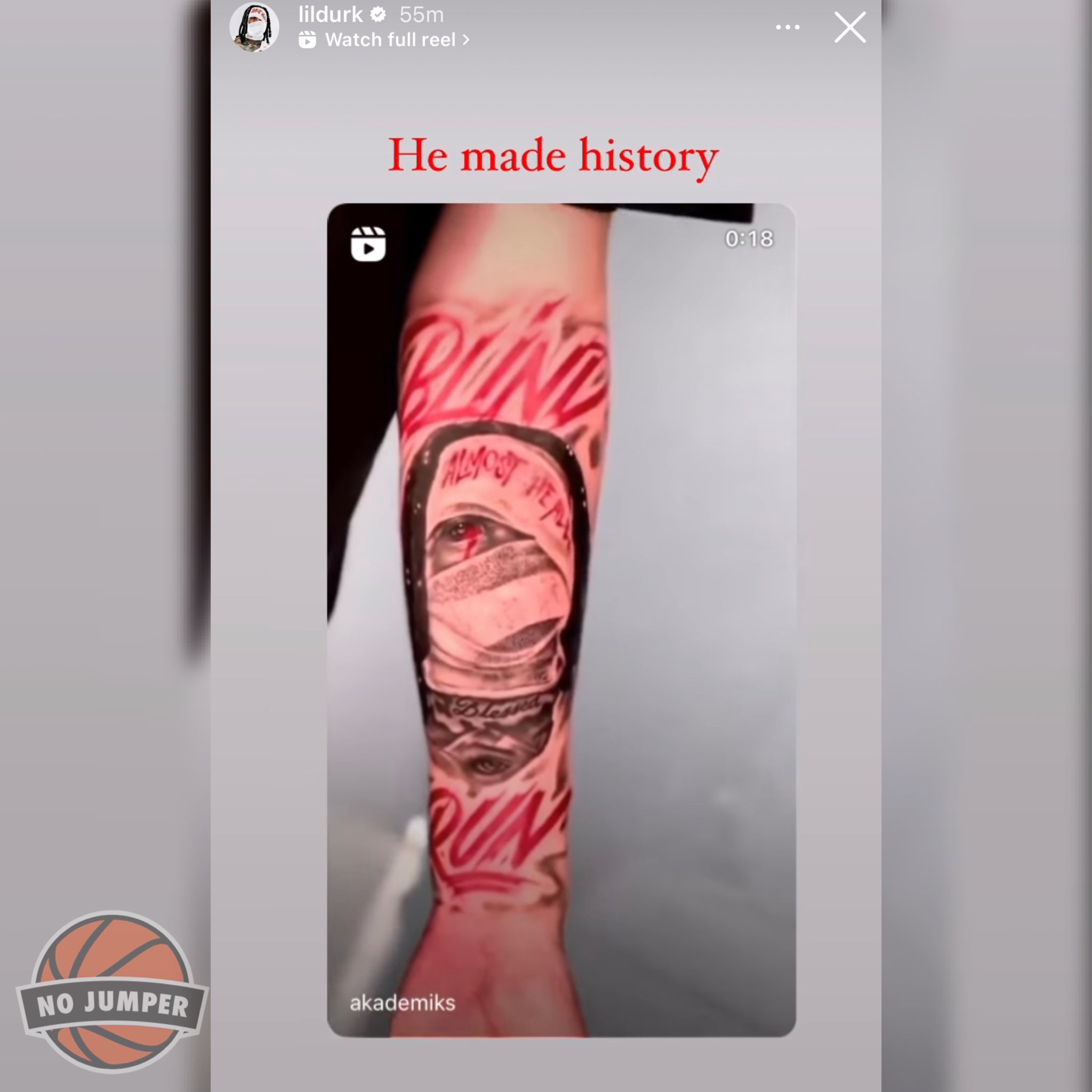 Lil Durk Arm Tattoos