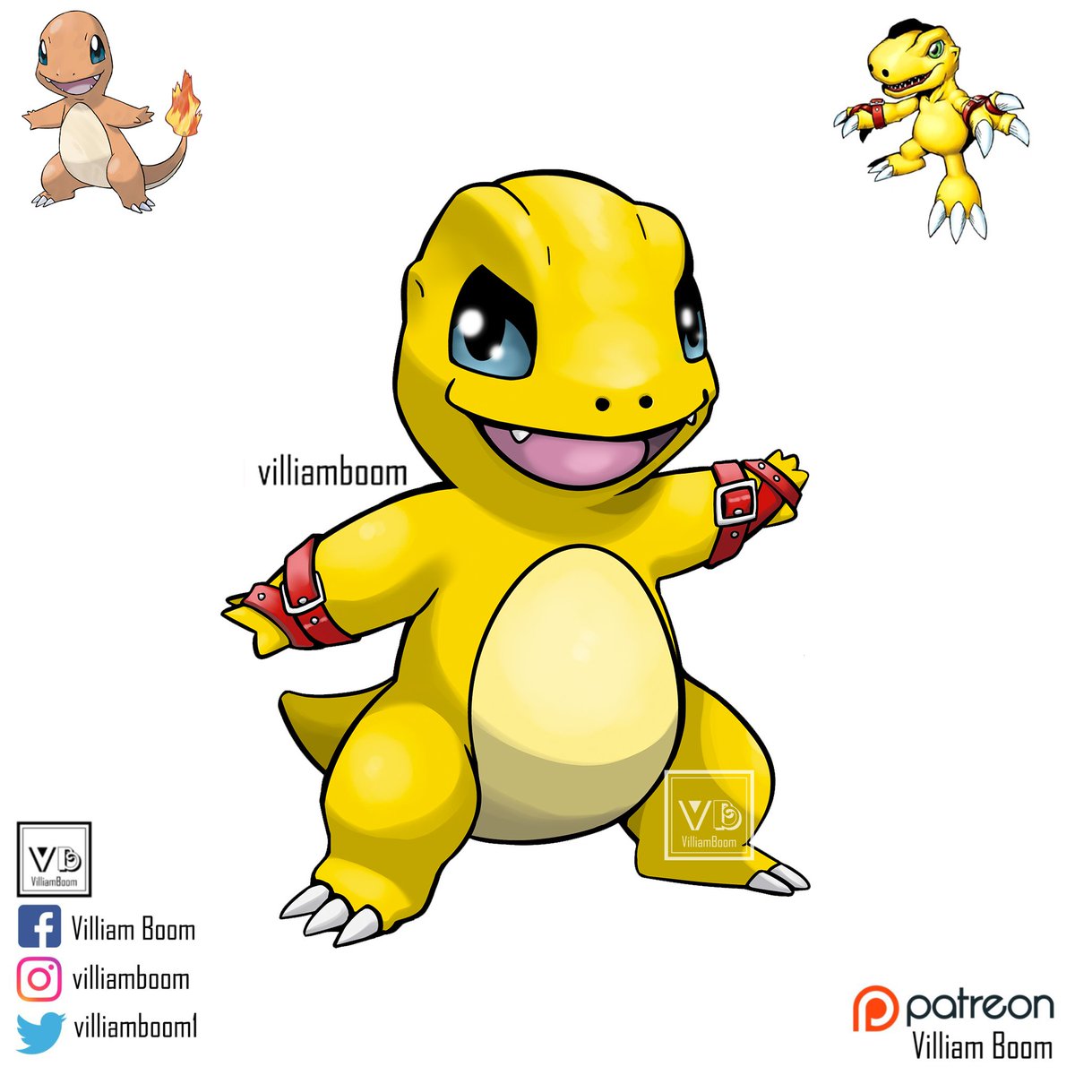 Agumon And Charmander