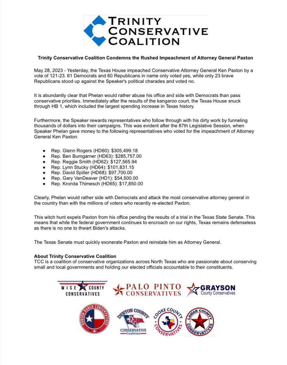 Grayson County Conservatives on Twitter: "GCC, along with the other members of the Trinity ...