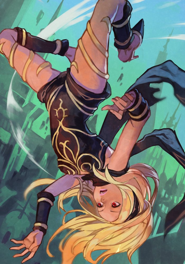 THE ART OF VIDEO GAMES on Twitter: "Fan art | Gravity Rush Artist: @click_burgundy"