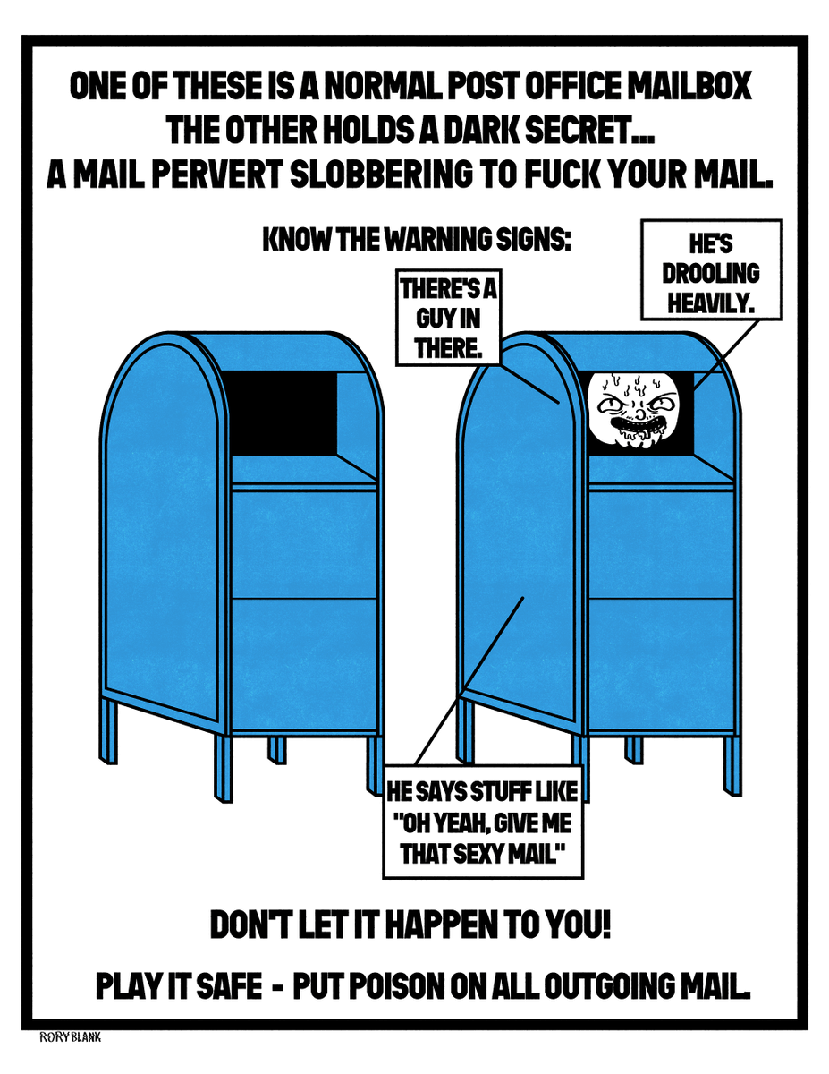 「Mail Box Danger」Rory Blank (a ghost)の漫画