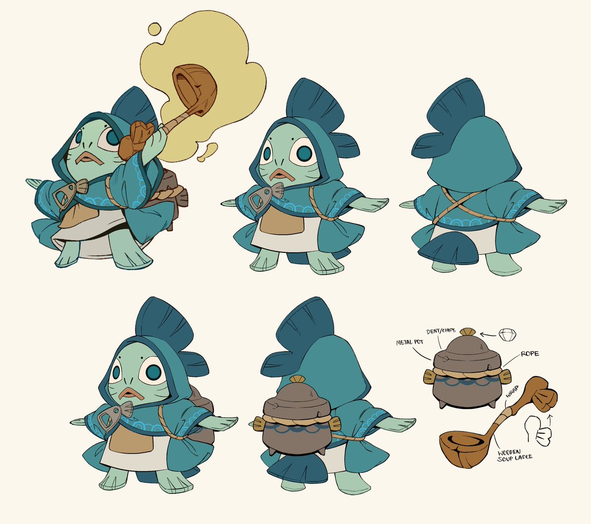 「Finally giving my lil fish guy proper ar」|Saerinn @( ´ω` )のイラスト