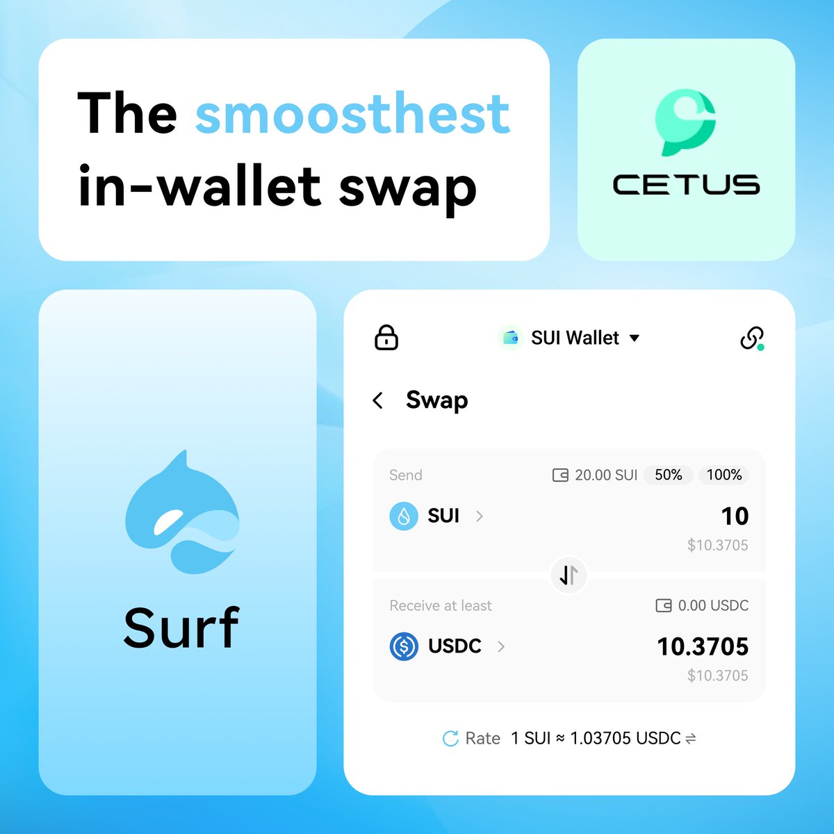 Surf | Sui Wallet on Twitter: "📢New version of @surf_wallet released! 🏄With our partner ...