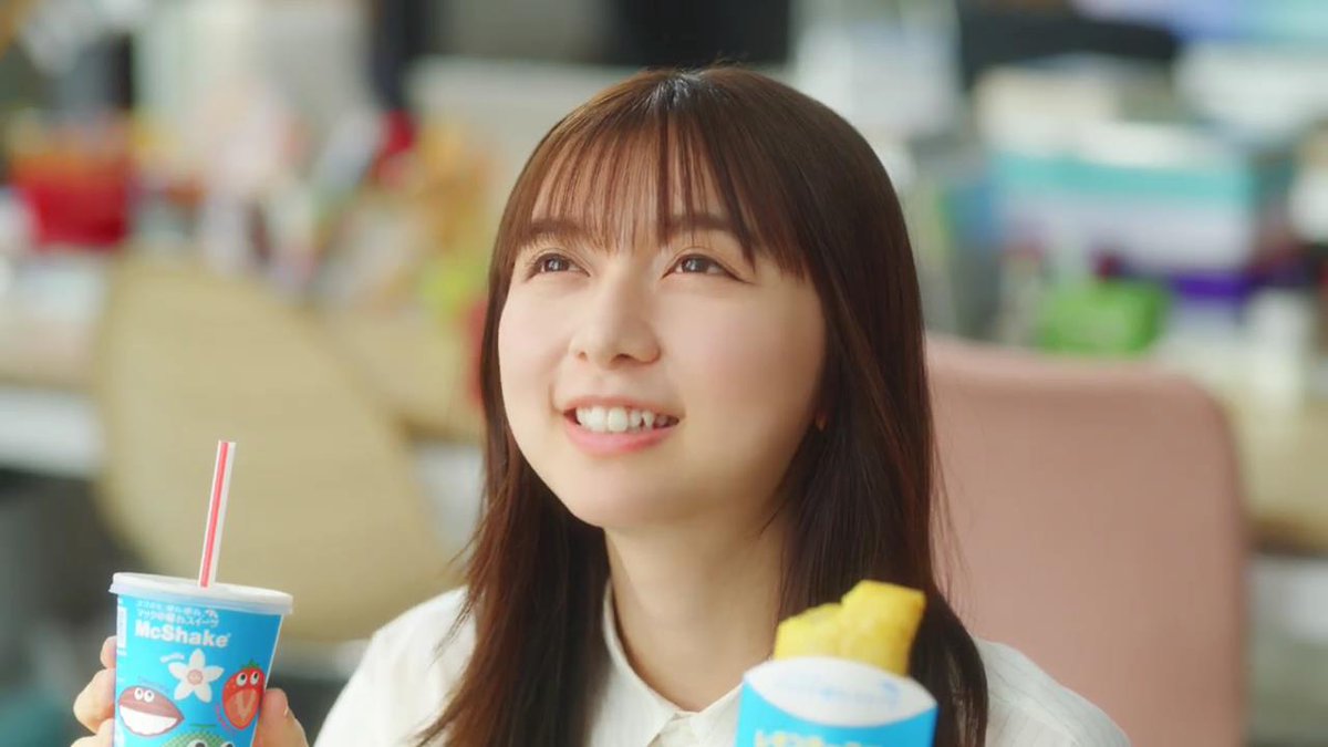 動画NOW on Twitter: "上白石萌歌 が出演する 日本マクドナルド マックの晴れスイーツ のCM「メロンとレモン」篇。 https://douganow.jp/archives ...