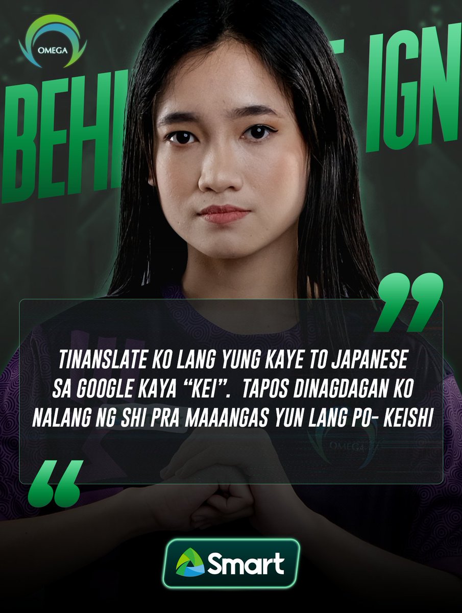 Omega Esports 💚💙 #OneShotOmega on Twitter: "Let's get to know more about Keishi's IGN origin. As ...