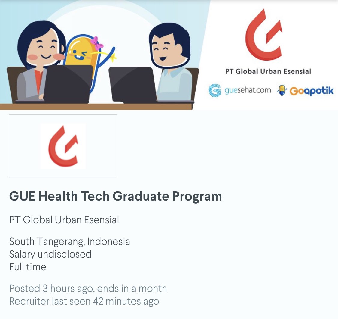 Tahun Ini Bisa Dapet Kerja, Yakin! on Twitter: "#LokerPam - PT Global Urban Esensial - GUE ...