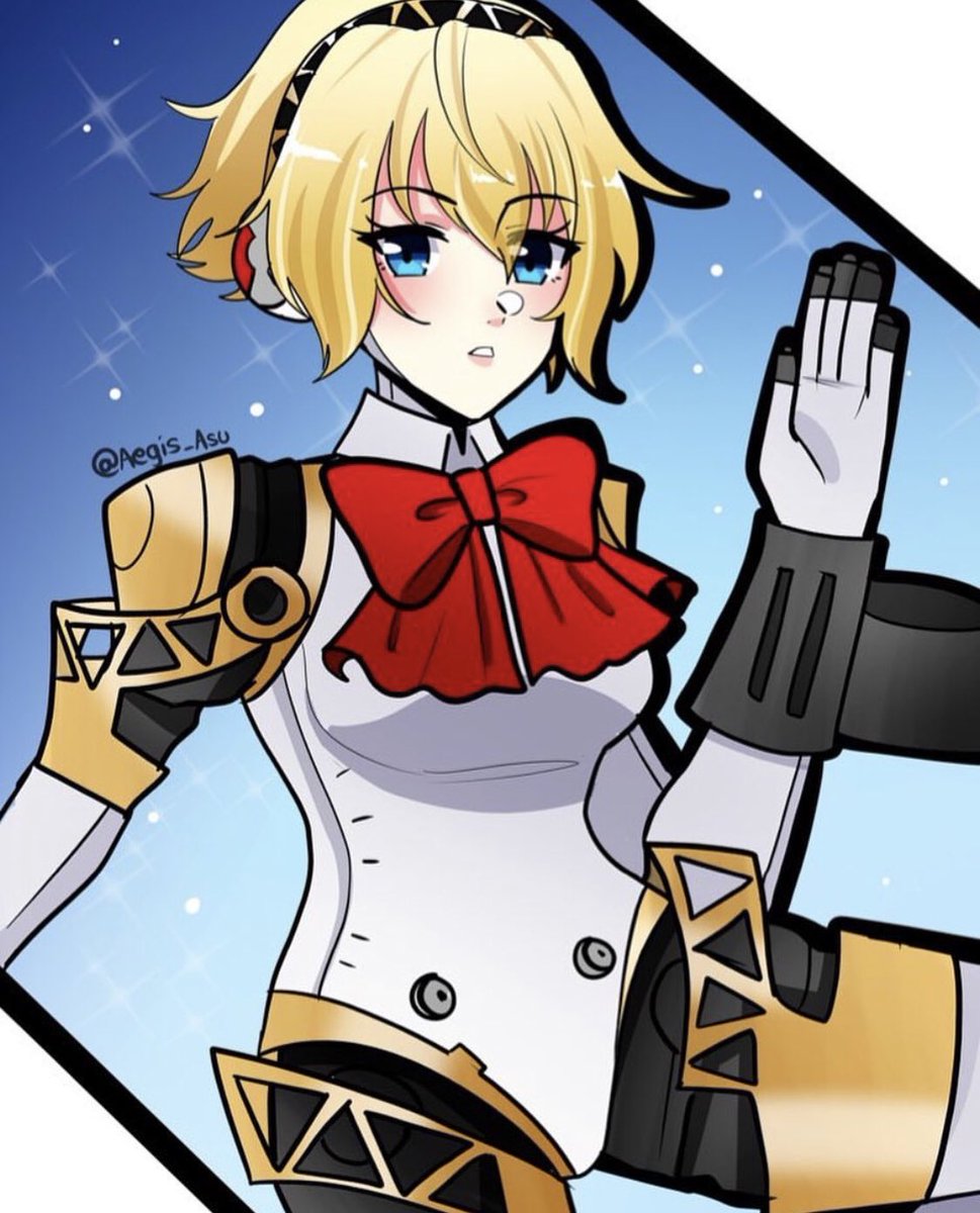 Asu on Twitter: "Anyways look at my handdrawn Aigis"