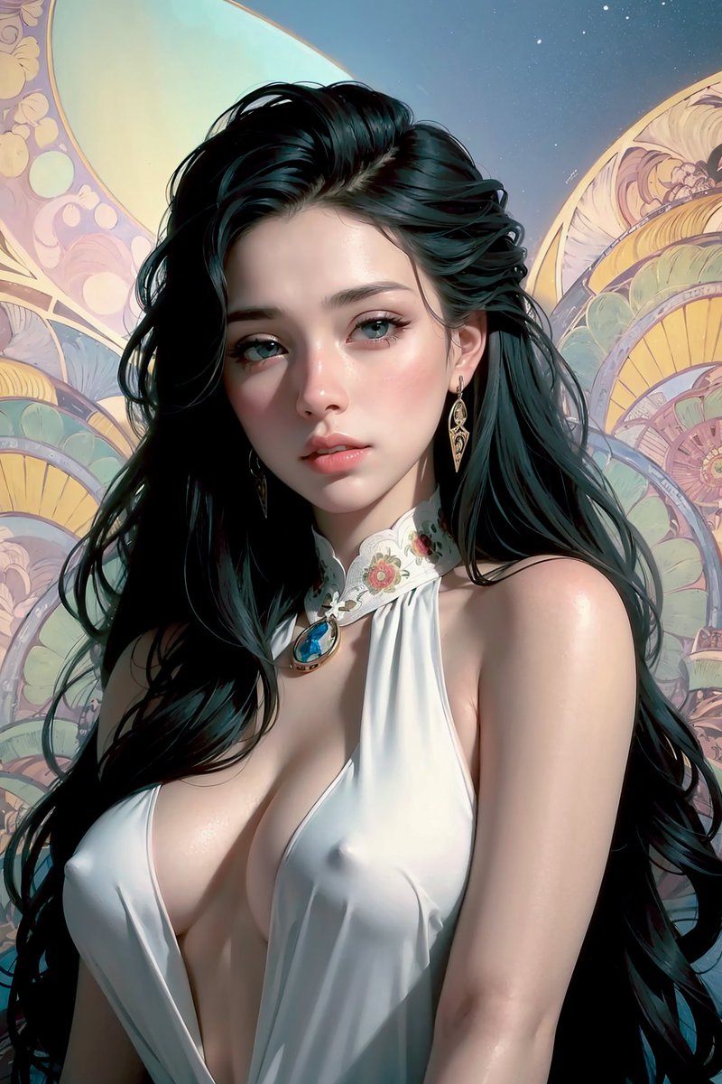 AIdraw on Twitter: "AI drawing 726 #AIイラスト #AIart #stablediffusion #chickmix #ChilloutMix #dalcefo"