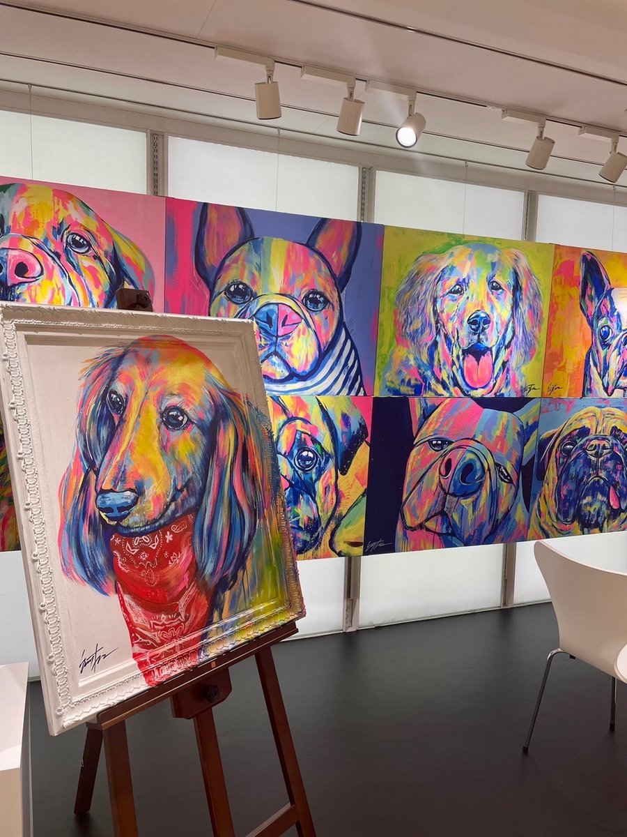 EIJI TAMURA DOG ART 6月5日(月)まで A館1階 =プロモーションスペース ドッグアートアーティスト EIJI TAMURAが、愛犬が与えてくれる無償の愛や豊かな表情を ...