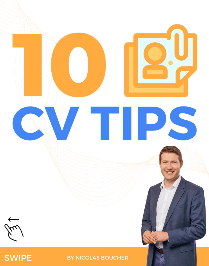 Nicolas Boucher On Twitter Get My 10 Power Packed Cv Tips To Boost