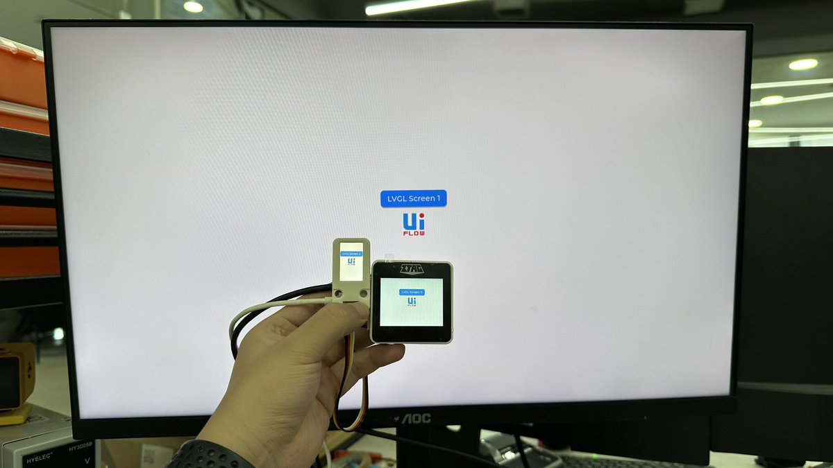 M5Stack on Twitter: "RT @its_hard_2_name: #LVGL multiple display interface. It works with # ...