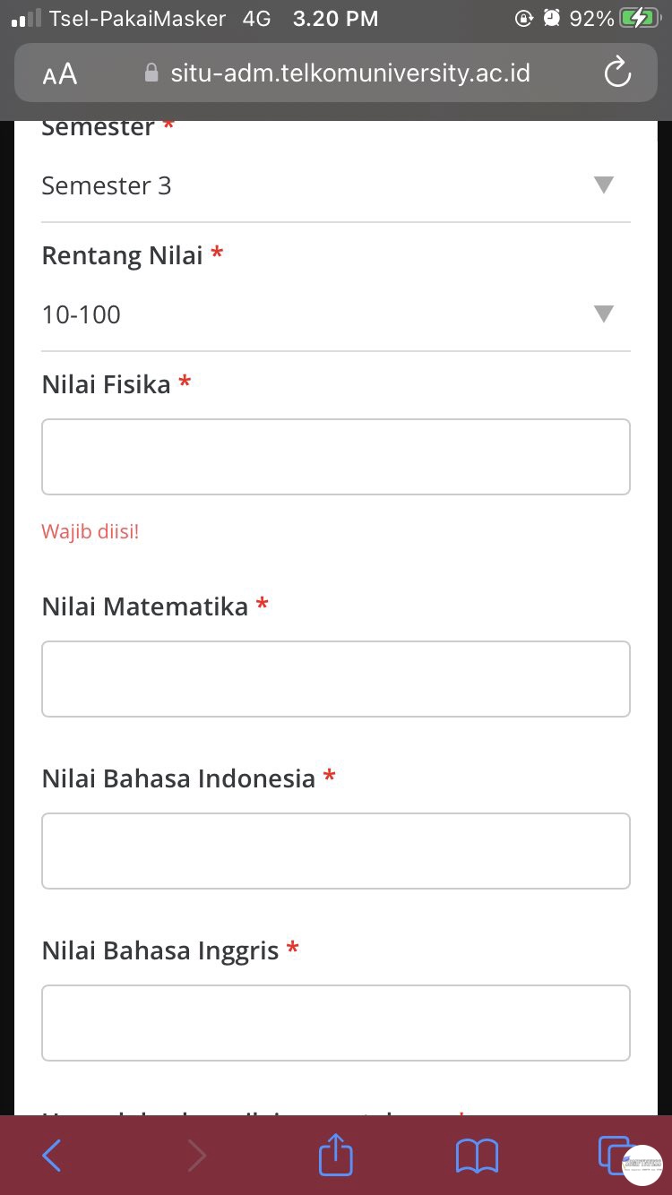 BURUANN CEK PINNED!!— SBMPTNFESS on Twitter: "kan aku lagi daftar ke telkom jalur KIPK, terus ...
