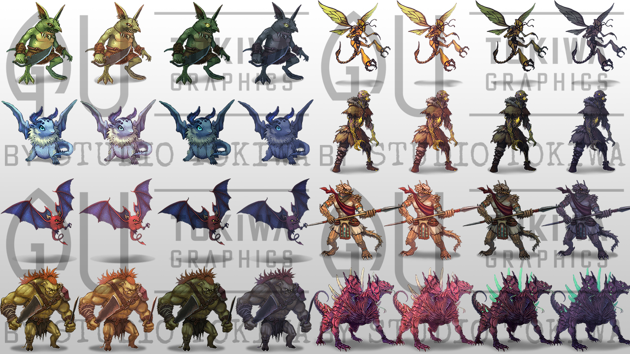 RPG Maker Unite【公式】 on Twitter: "【お知らせ】#RPGMakerUnite 向け公式DLC『トキワグラフィックスU スターターパックα』が発売中！ ゴブリンや ...