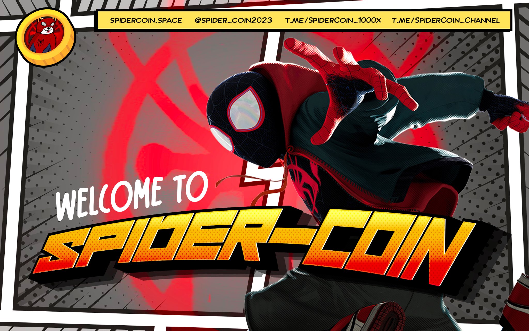 Spider Coin on Twitter: "WELCOME TO SPIDER-COIN 2023 © ACROSS THE ...