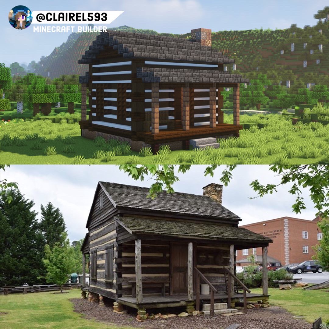 Minecraft Wood Cabin