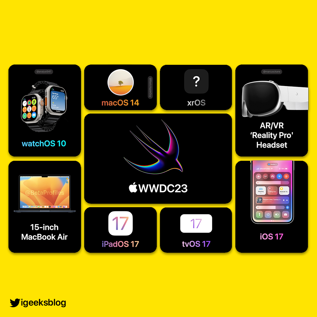 iGeeksBlog | #WWDC2023 on Twitter: "The countdown has begun for WWDC 2023 🔥 Announcements ...