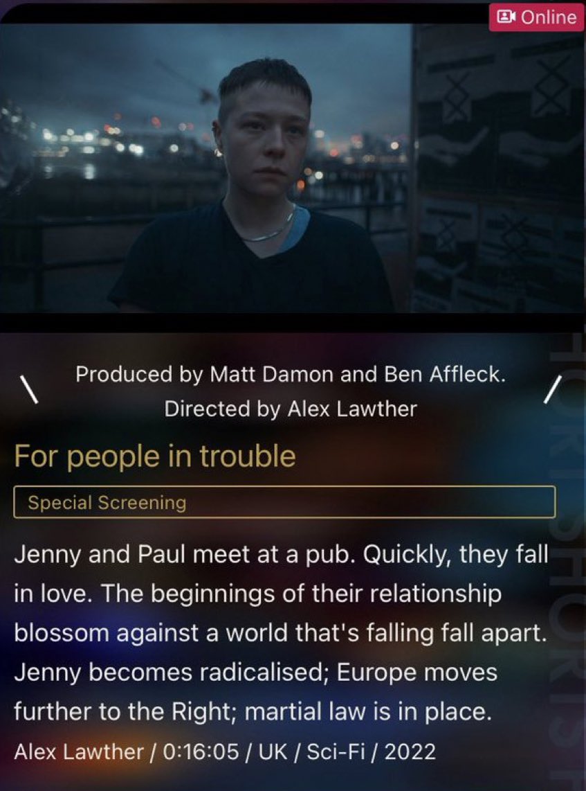 Emma D’Arcy Source on Twitter: ""For people in trouble” starring Emma D’Arcy will be screened ...