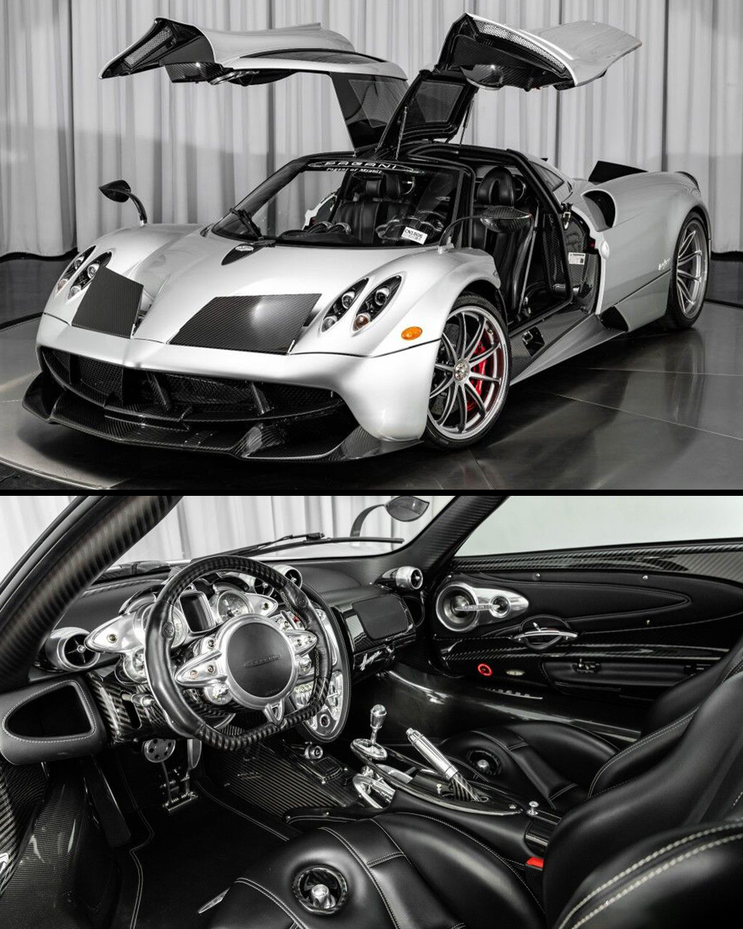 Pagani Huayra Black Interior
