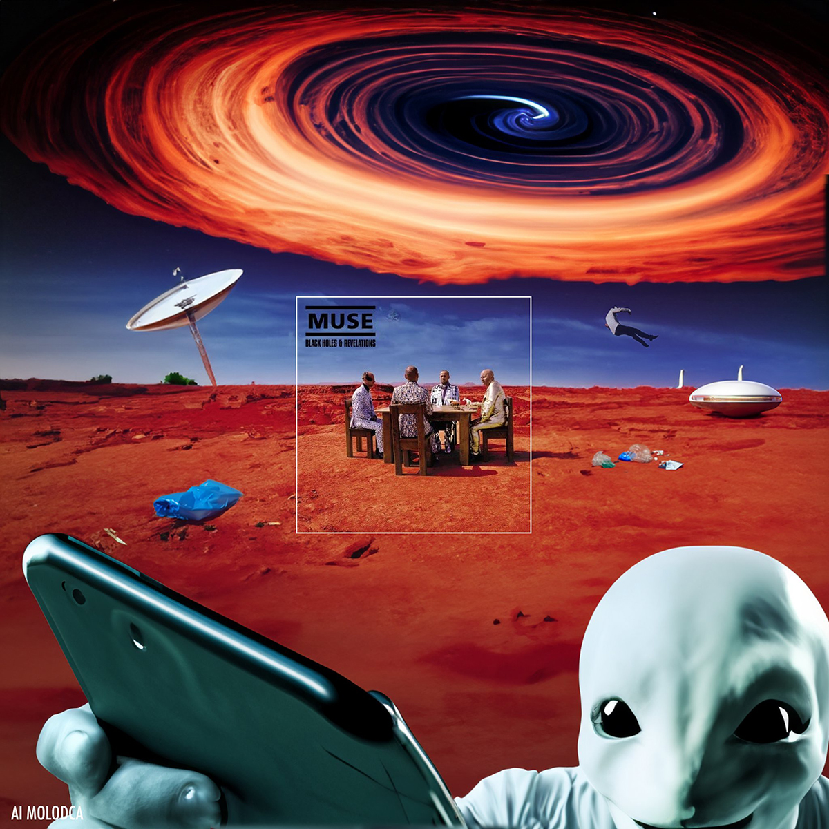 Muse Black Holes And Revelations Album Cover