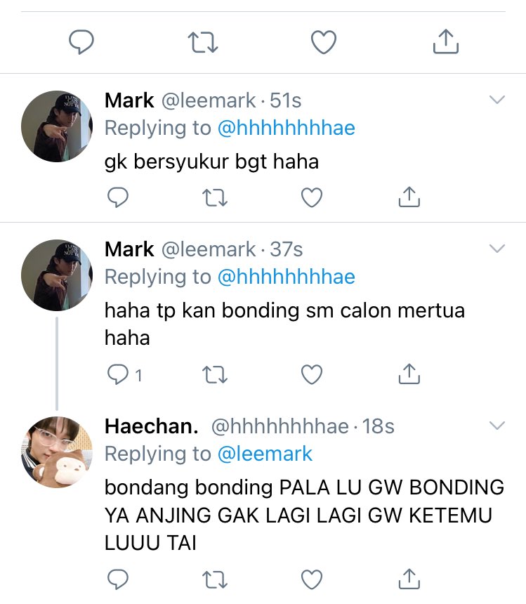 K. on Twitter: "another episode of m!rk yeah ajak boti ke margo t_____t kali ini sama mamanya m ...