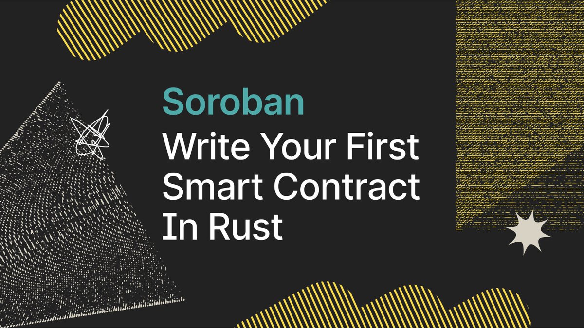Soroban on Twitter: "Writing your first smart contract in Rust is easy! Watch @sorobandev's ...