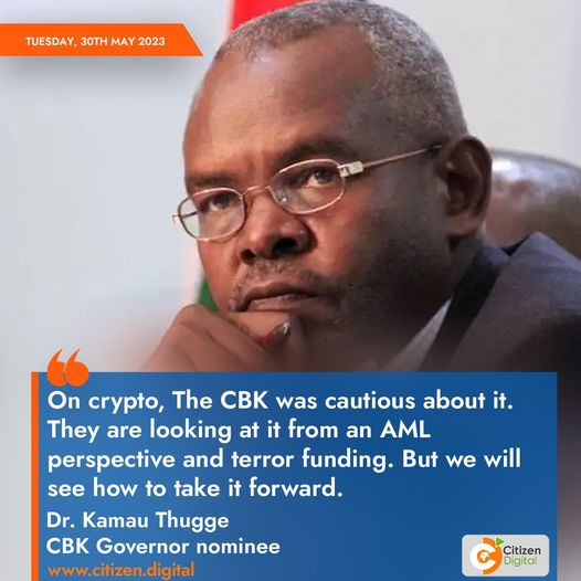 Hot 96 Fm Kenya On Twitter Dr Kamau Thugge Cbk Governor Nominee