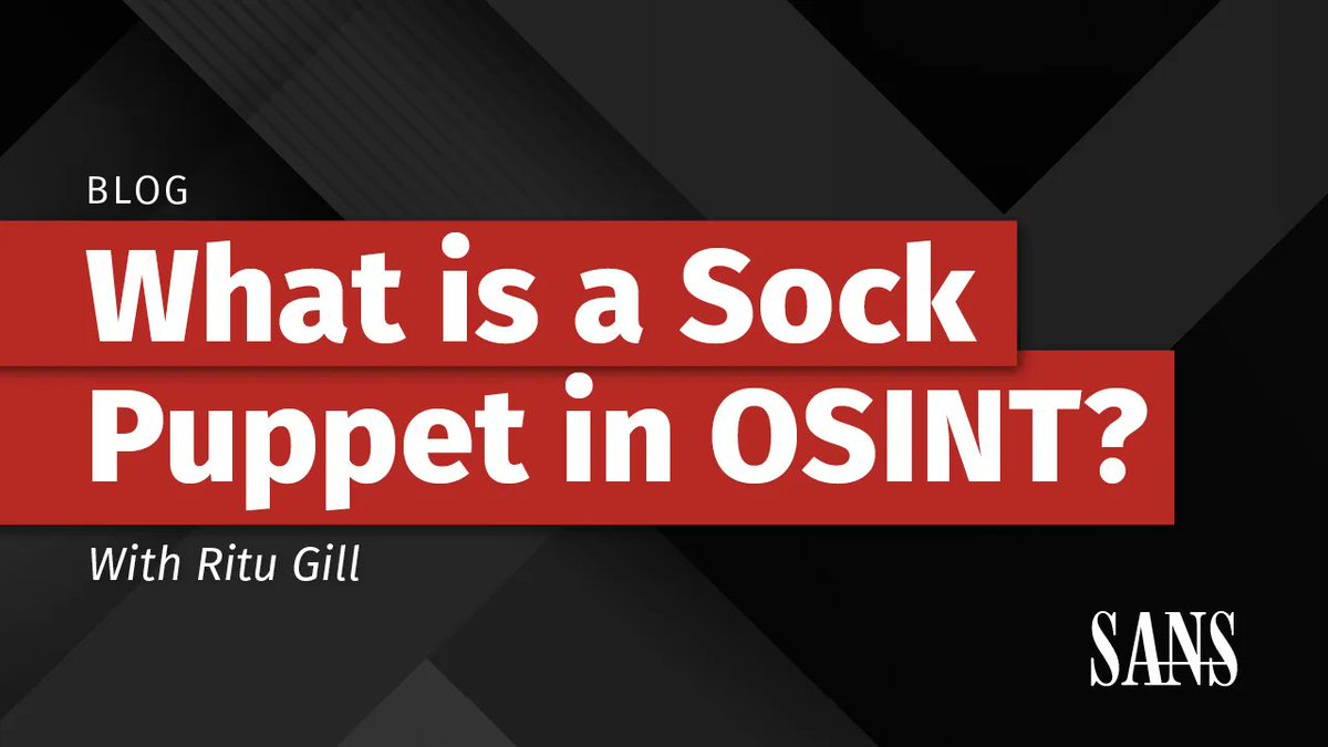 OSINT Techniques on Twitter: "RT @SANSDefense: Check out this insightful blog post by Ritu Gill ...
