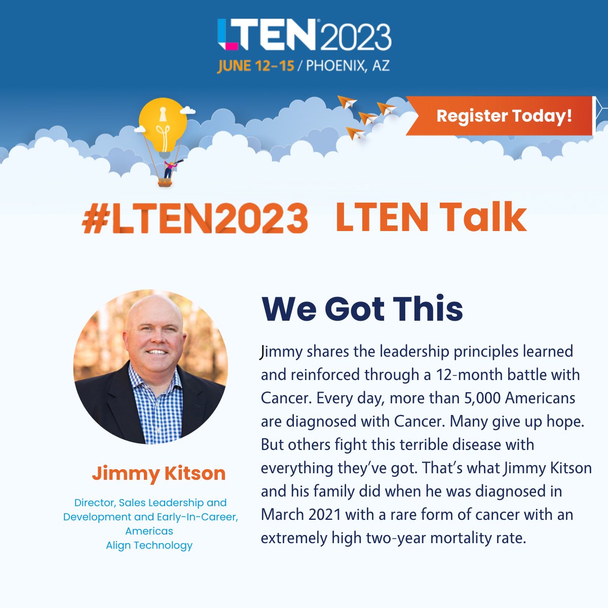 LTEN on Twitter: "The LTEN Talk is our own version of the TED Talk. Be sure to catch Jimmy ...