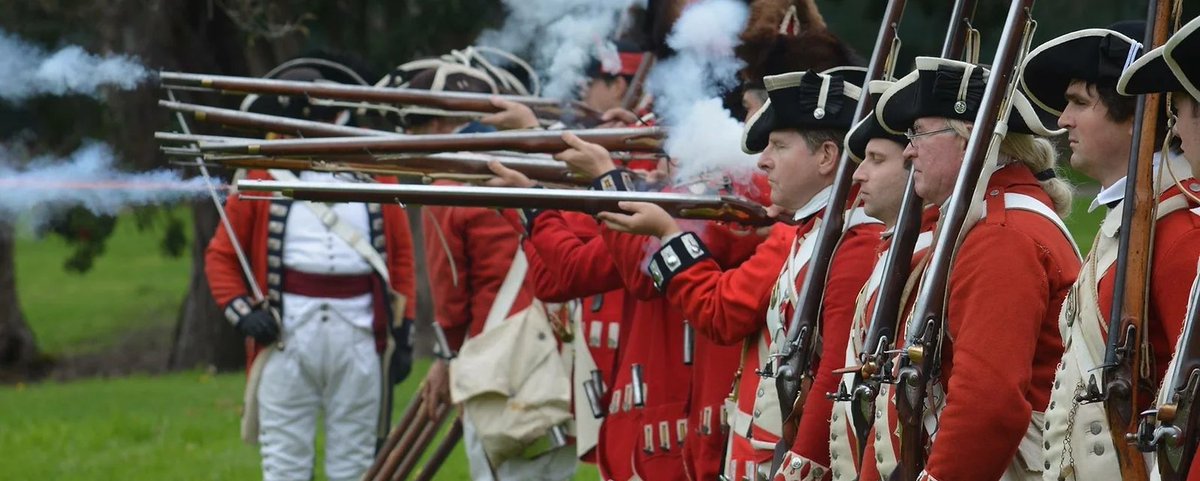 A 🧵on redcoats, reenactors, and revisionist history. Representations of ...