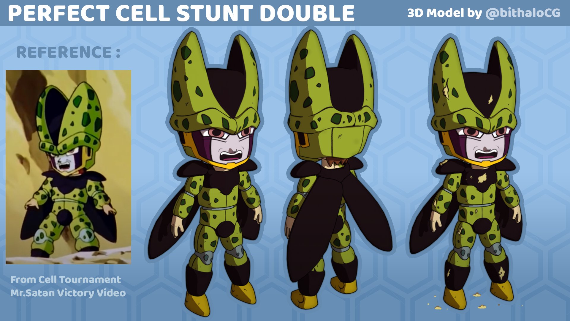 Dbz Perfect Cell Chibi