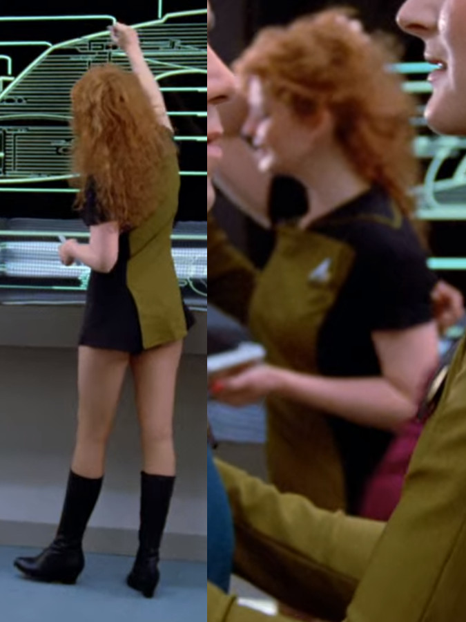 Jörg Hillebrand on Twitter: "In "The Naked Now", we only see two Starfleet officers wearing a ...