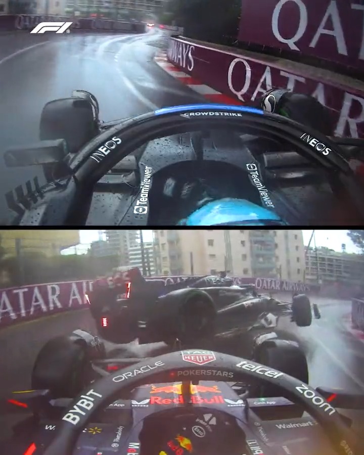 Formula 1 on Twitter: "Mirror, signal, manoeuvre 💥😮 #MonacoGP #F1"
