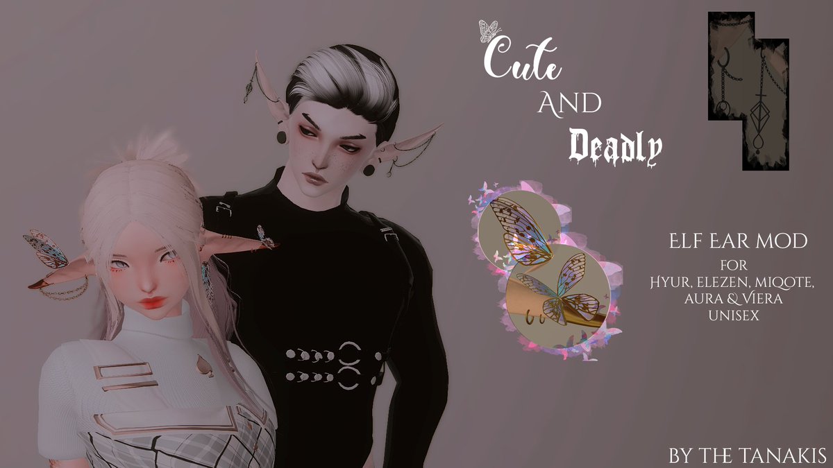 Vortex Tanaki on Twitter: "*carefully places another elf ear set* Its cute... but also deadly ...