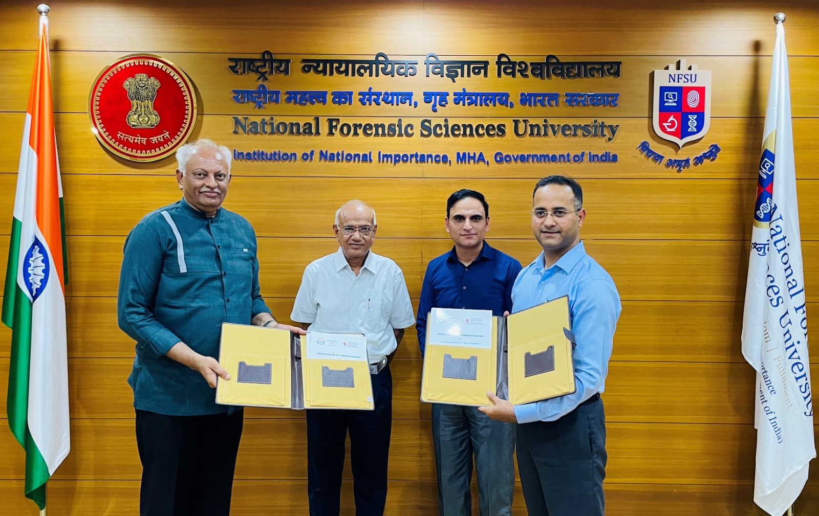 NFSU on Twitter: "Jammu and Kashmir Forensic Science Laboratory (FSL), Jammu signed Memorandum ...