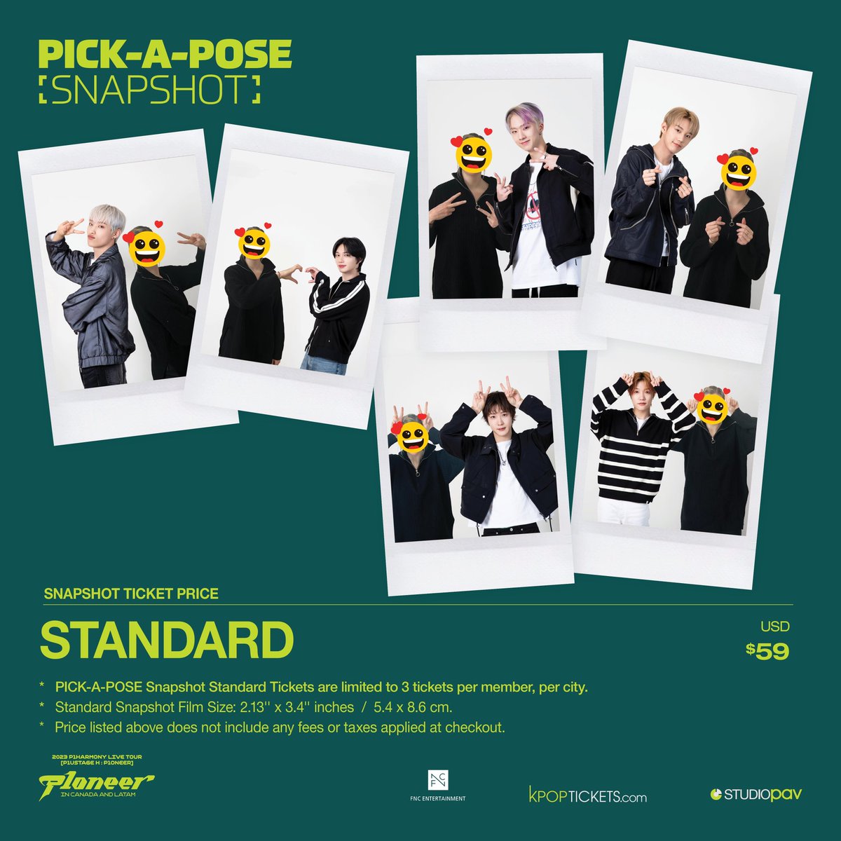 Studio PAV on Twitter: "#P1ece, info about our Pick-A-Pose Snapshot Session w/ @P1H_official is ...