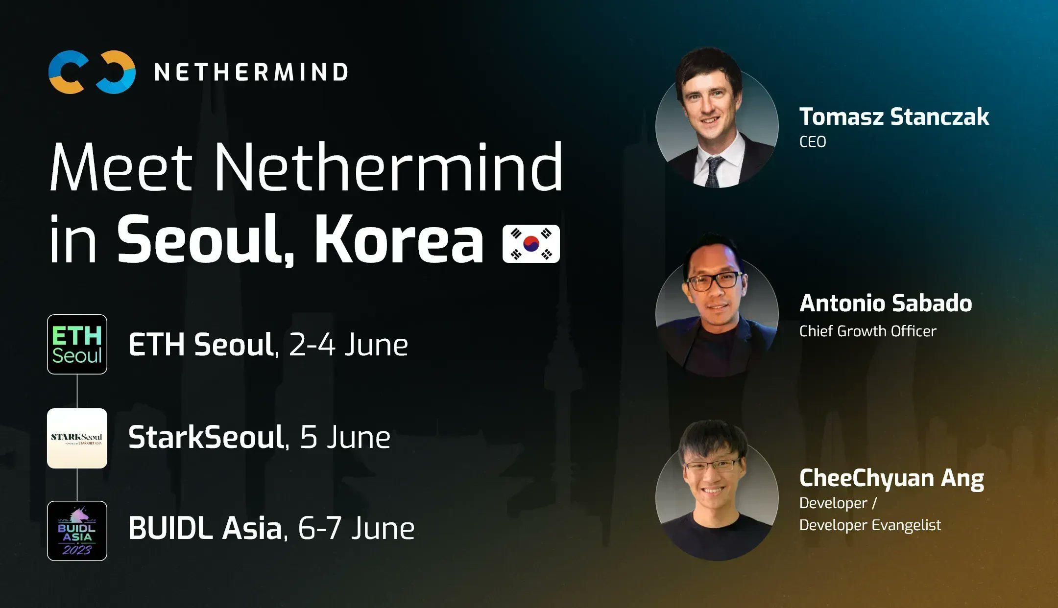 Nethermind on Twitter: "@buidl_asia @tkstanczak @cheechyuanang @ant_sabado @eth_seoul_ And ...