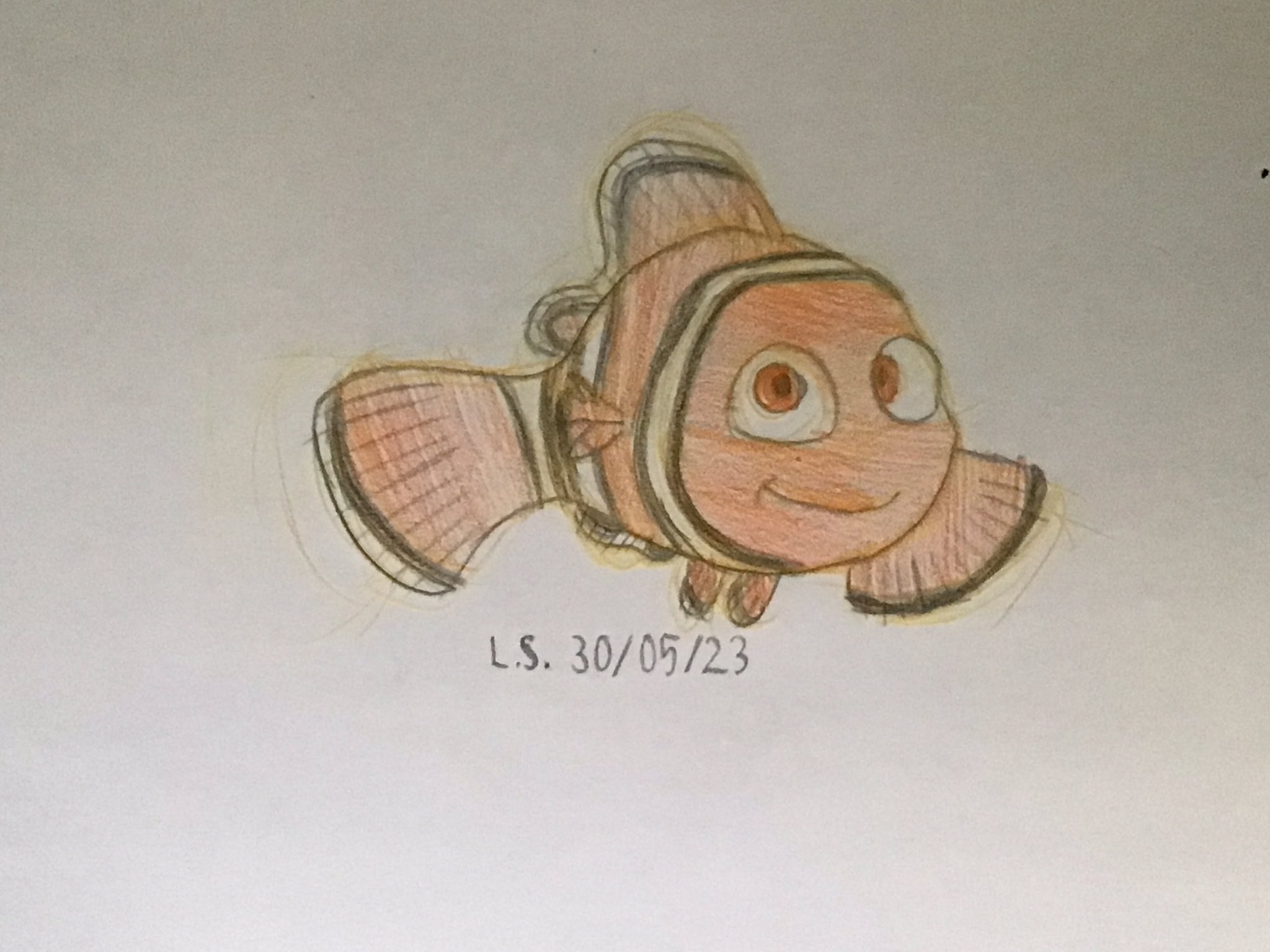 Finding Nemo Marlin Drawing