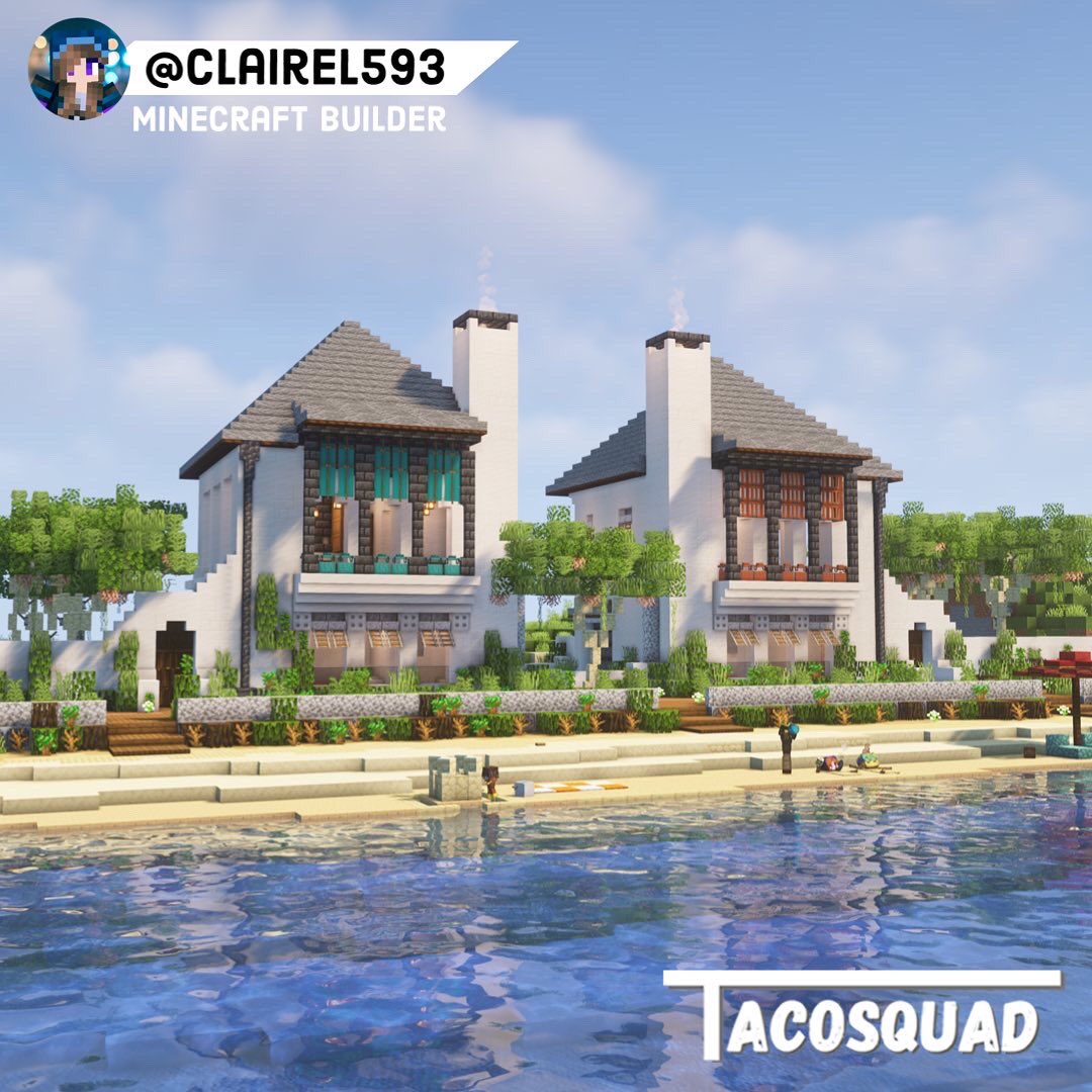 Minecraft Beach House Resort