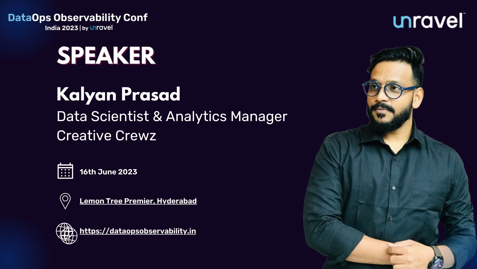 Unravel Data on Twitter: "📣 Join us at the DataOps Observability Conference as we welcome Kalyan ...