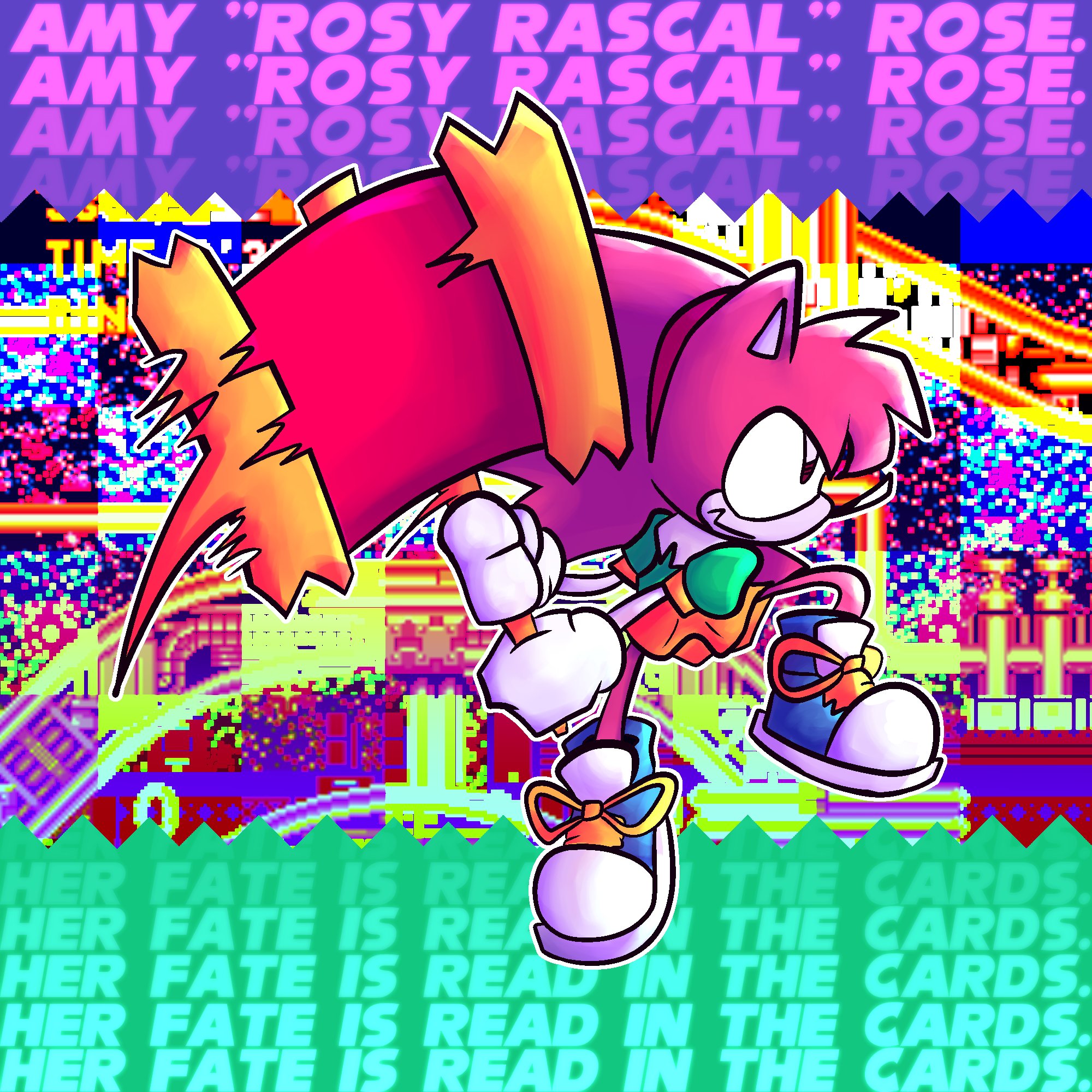 Rosy The Rascal Drawing