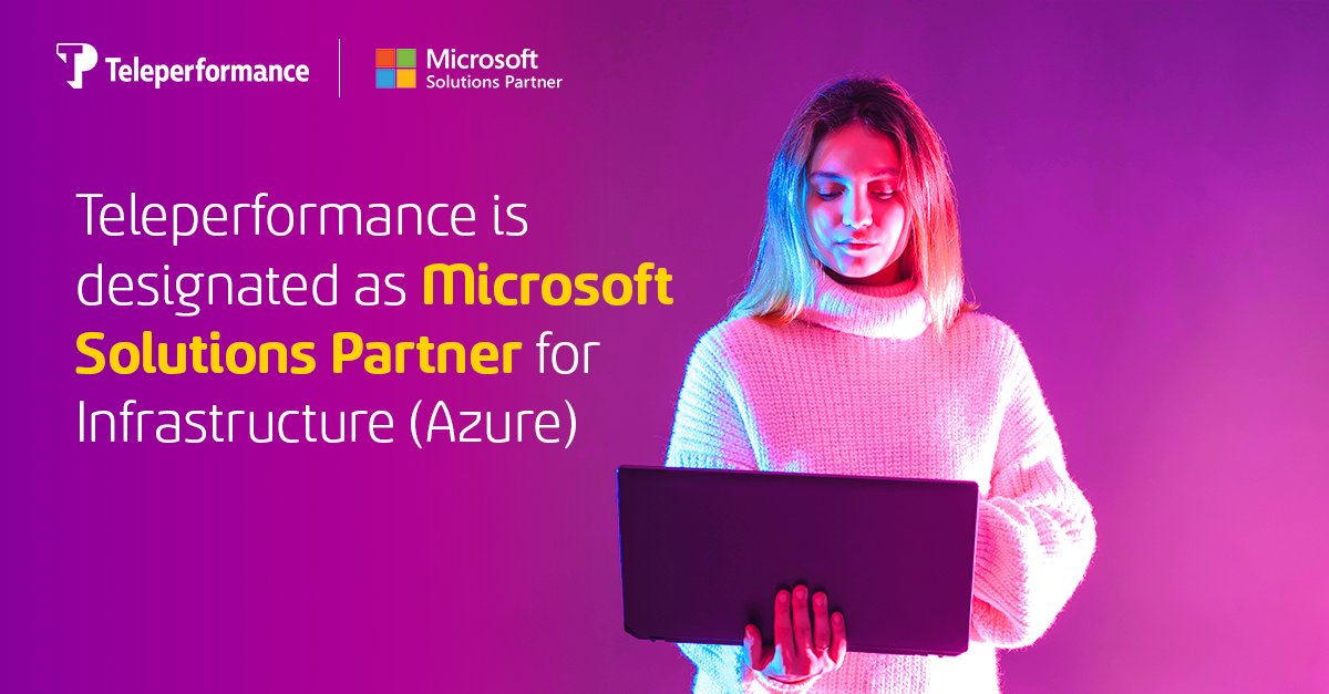 Teleperformance On Twitter As A Microsoft Solutions Partner For Infrastructure Azure