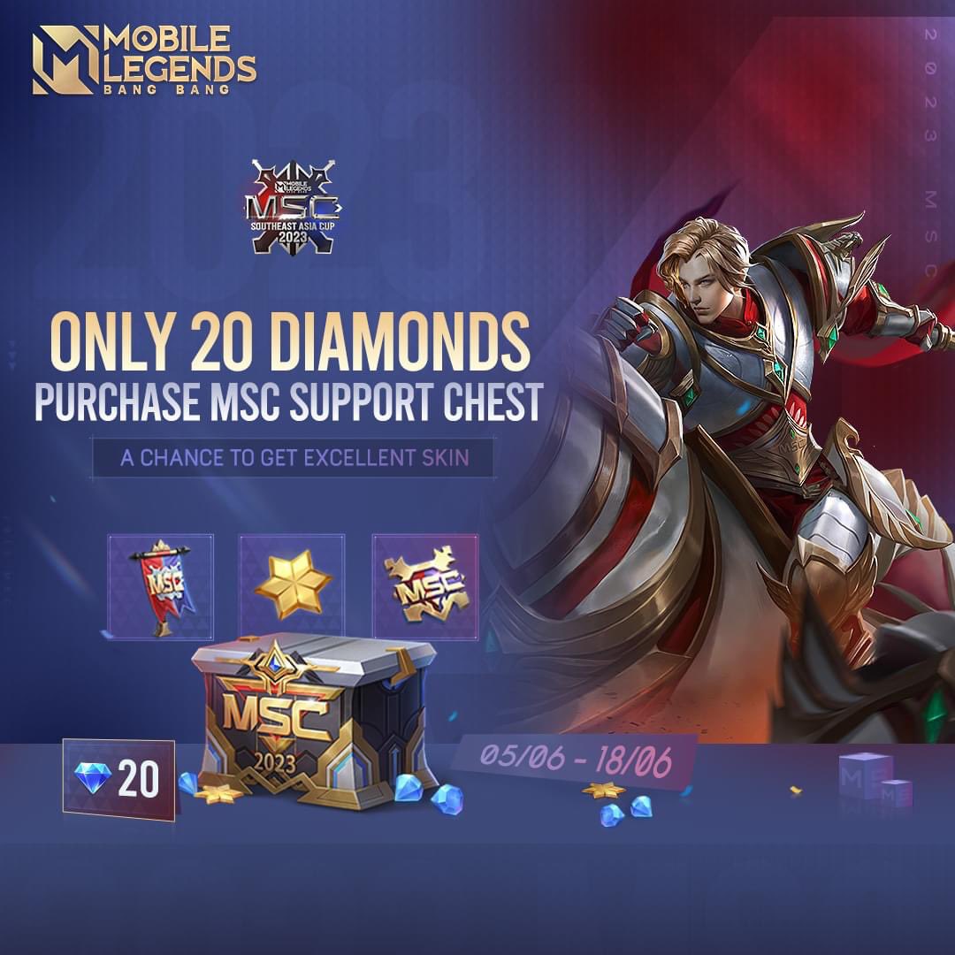 Mobile Legends: Bang Bang on Twitter: "MSC Support Chest will be available from 06/05 - 06/18 ...