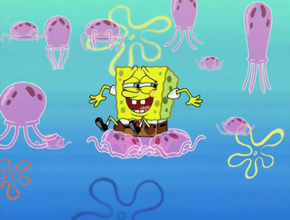 Group Of Jellyfish From Spongebob