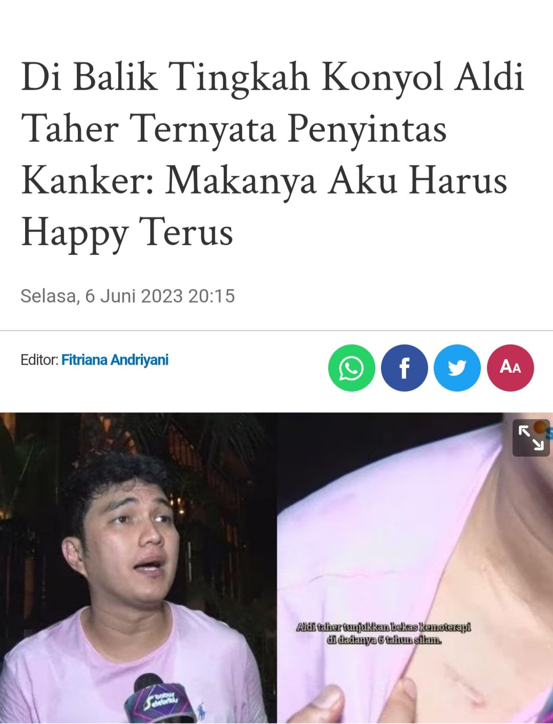 txtdrimedia on Twitter: "sehat-sehat bang taher https://t.co/HgHGyq0d79" / Twitter