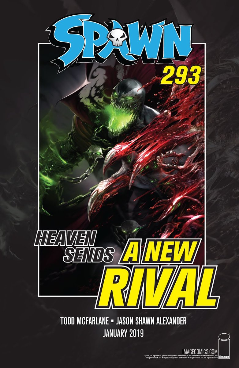 Daily Spawn Archive on Twitter: ""HEAVEN SENDS A NEW RIVAL" A comic book ad for Spawn #293 (2019 ...