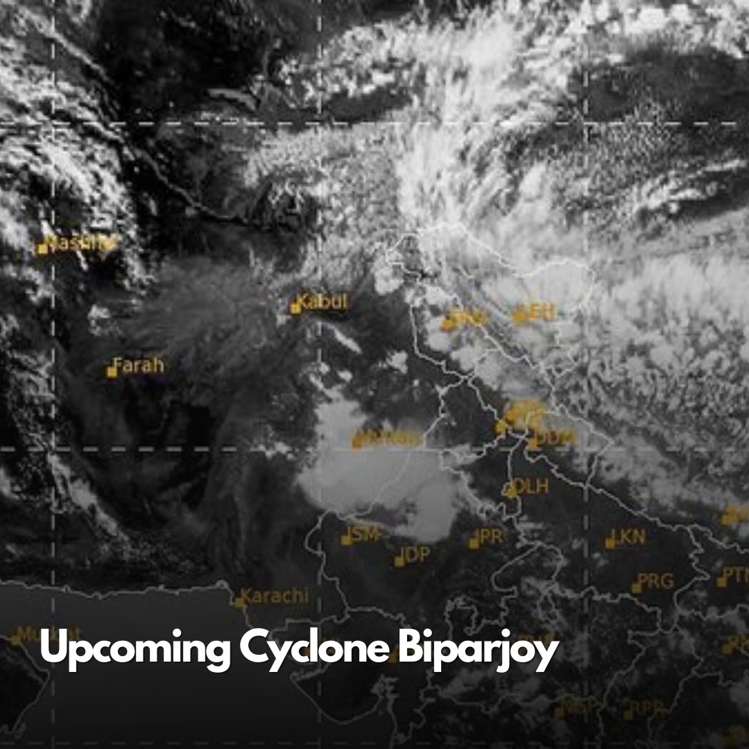 Our Vadodara on Twitter: "Cyclone Biporjoy is currently posing a threat to Gujarat and is ...